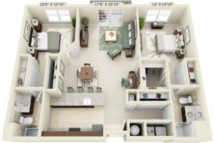 Floor Plans | Bell Arlington Ridge | Arlington, VA Apts