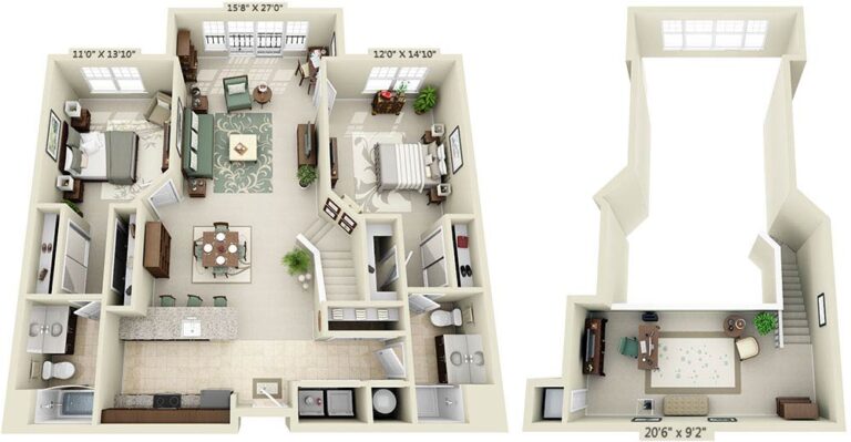 Floor Plans | Bell Arlington Ridge | Arlington, VA Apts